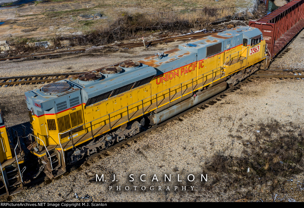 UP 3563 | EMD SD9043MAC | CN Memphis Subdivision